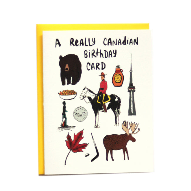 A Very Canadian Birthday Card – I Must Draw