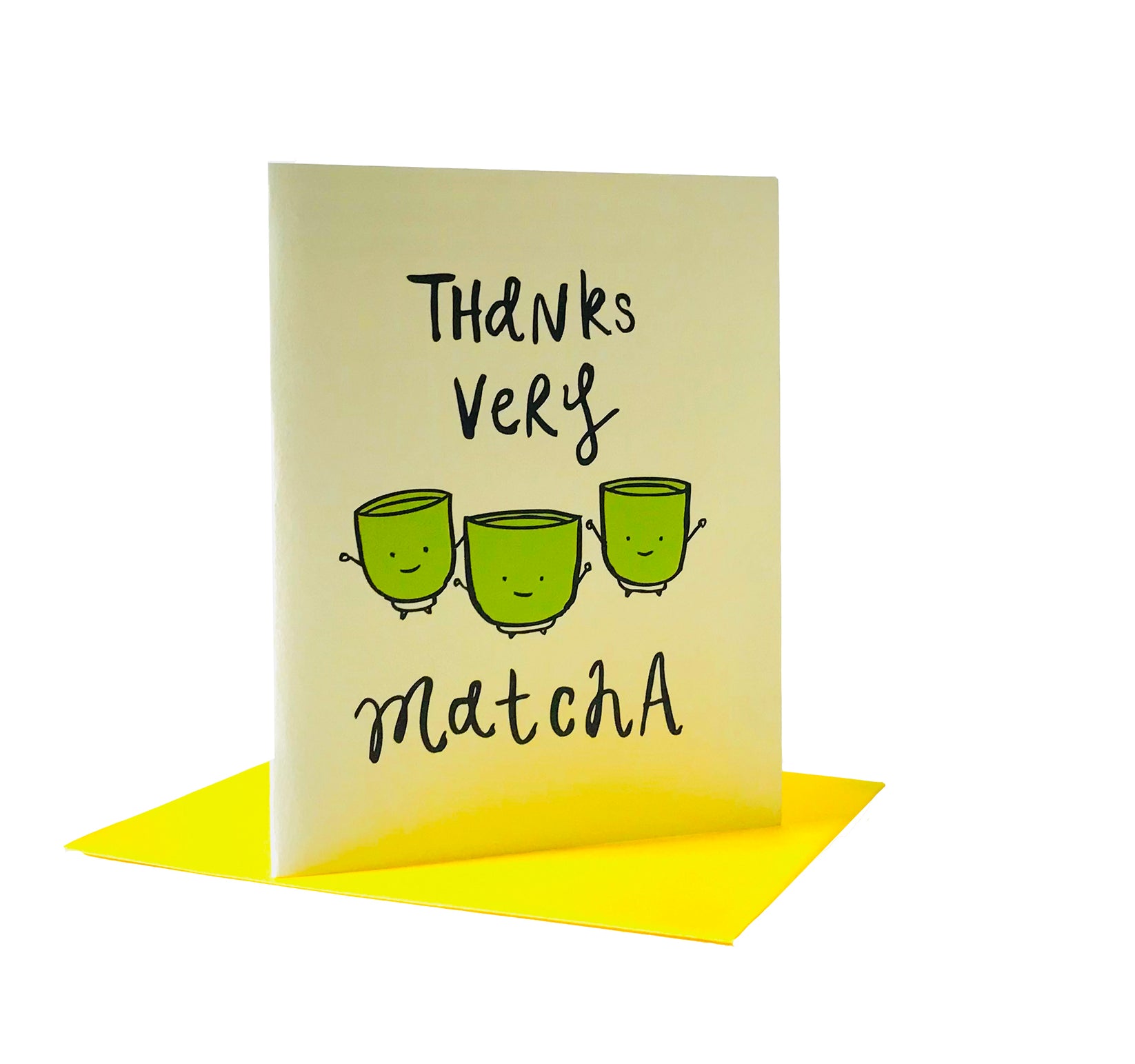 Thanks very Matcha Greeting Card – I Must Draw